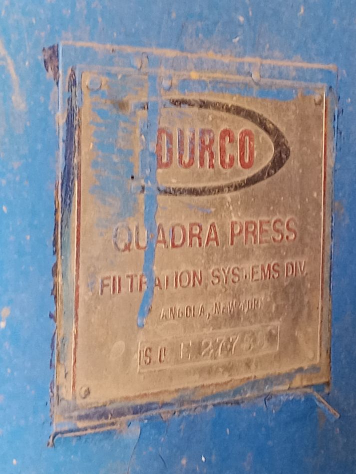 1000 mm Durco Quadra Press Trailerized Filter System- Nelson Machinery