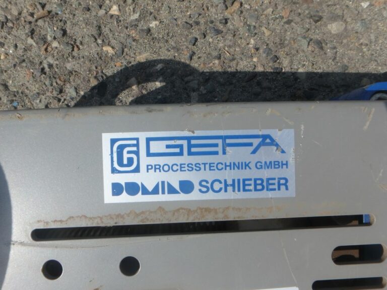 6" Gefa AT416 Knife Gate Valve - Nelson Machinery & Equipment Ltd.