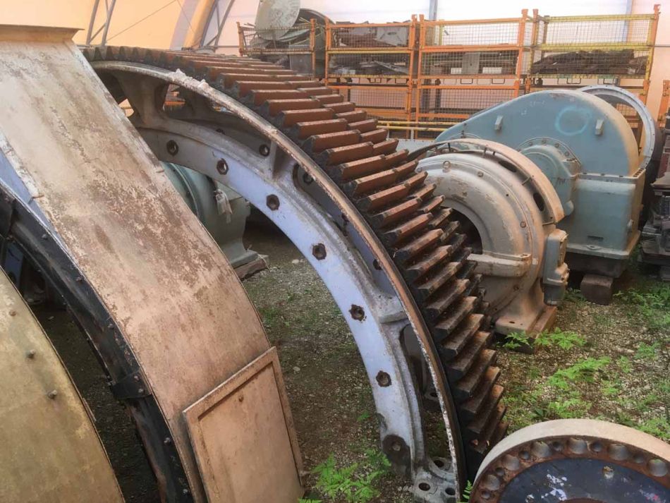 9' x 26' Polysius Ball Mills - Nelson Machinery & Equipment Ltd.