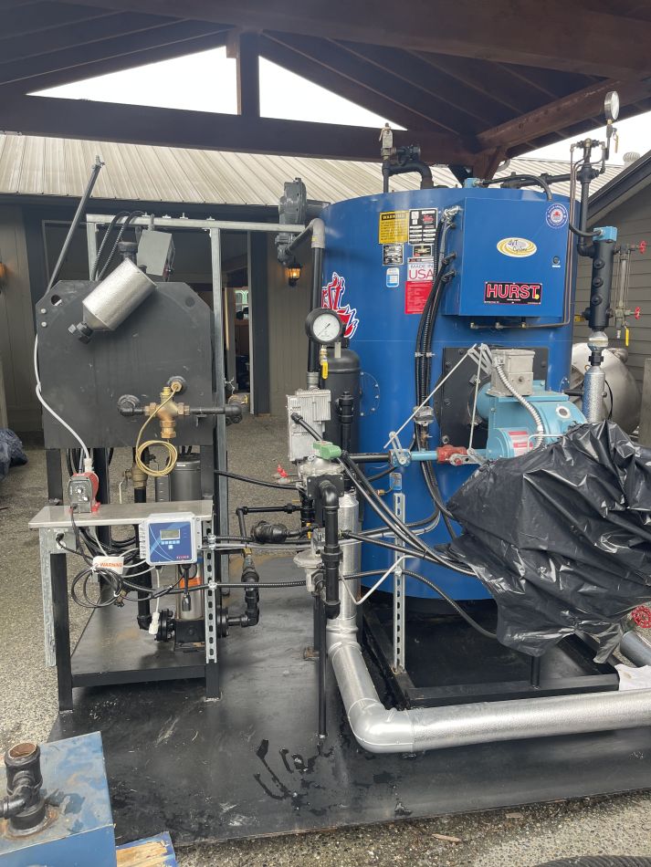 150 PSI Hurst Boiler - Nelson Machinery & Equipment Ltd.