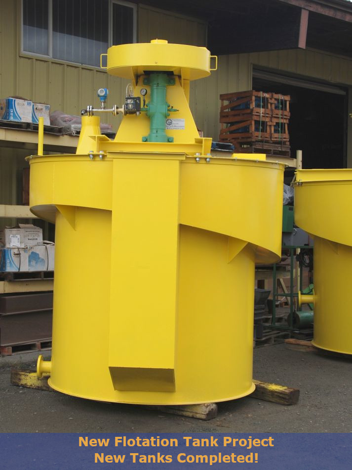 New Flotation Tanks - Nelson Machinery & Equipment Ltd.