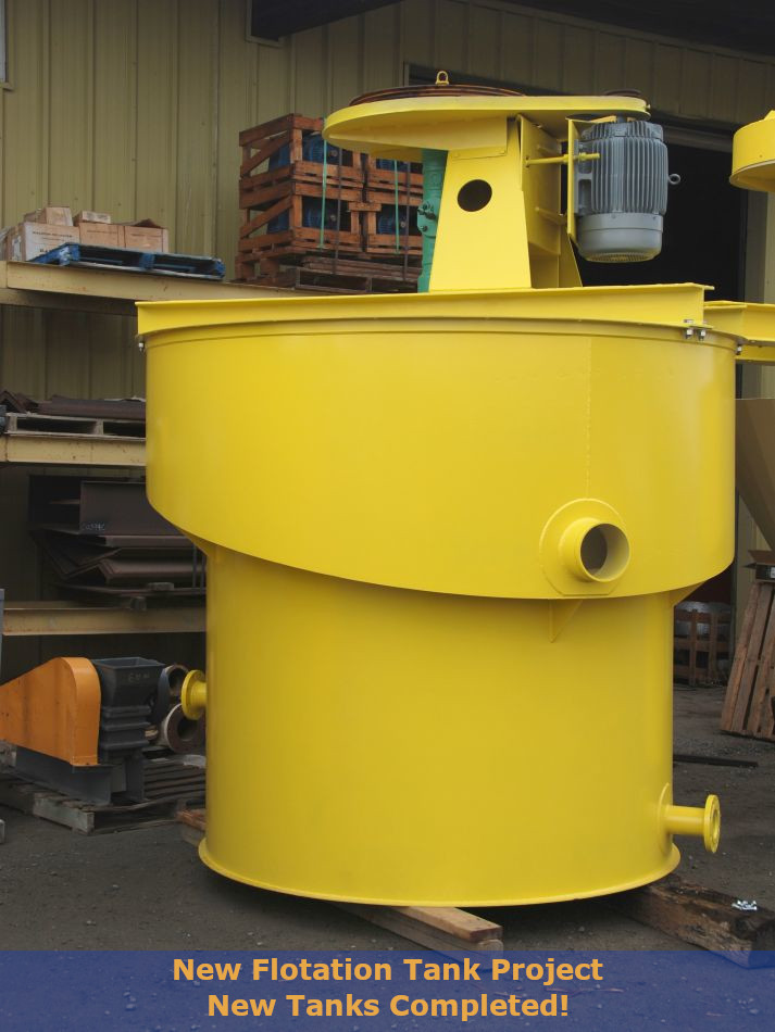 New Flotation Tanks - Nelson Machinery & Equipment Ltd.