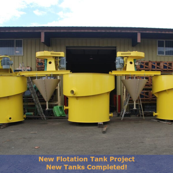New Flotation Tanks - Nelson Machinery & Equipment Ltd.