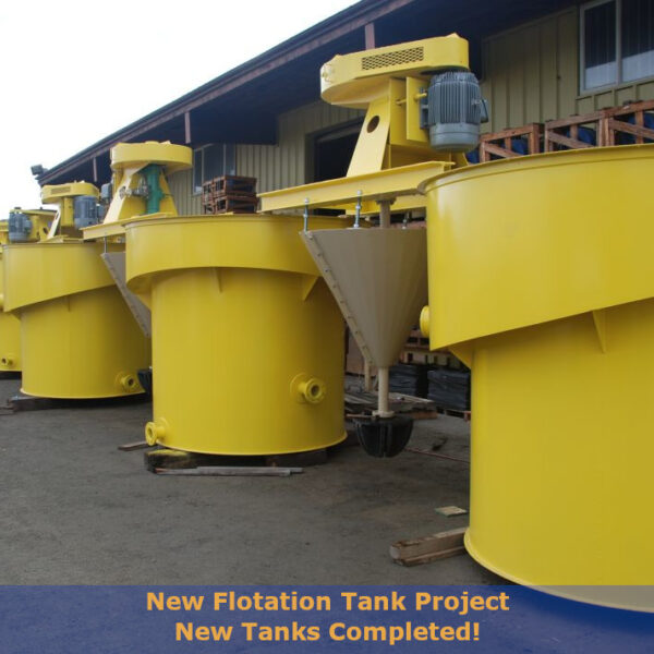 New Flotation Tanks - Nelson Machinery & Equipment Ltd.