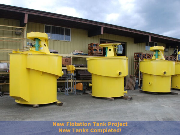 New Flotation Tanks - Nelson Machinery & Equipment Ltd.