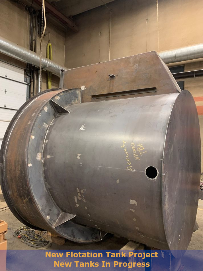 New Flotation Tanks - Nelson Machinery & Equipment Ltd.