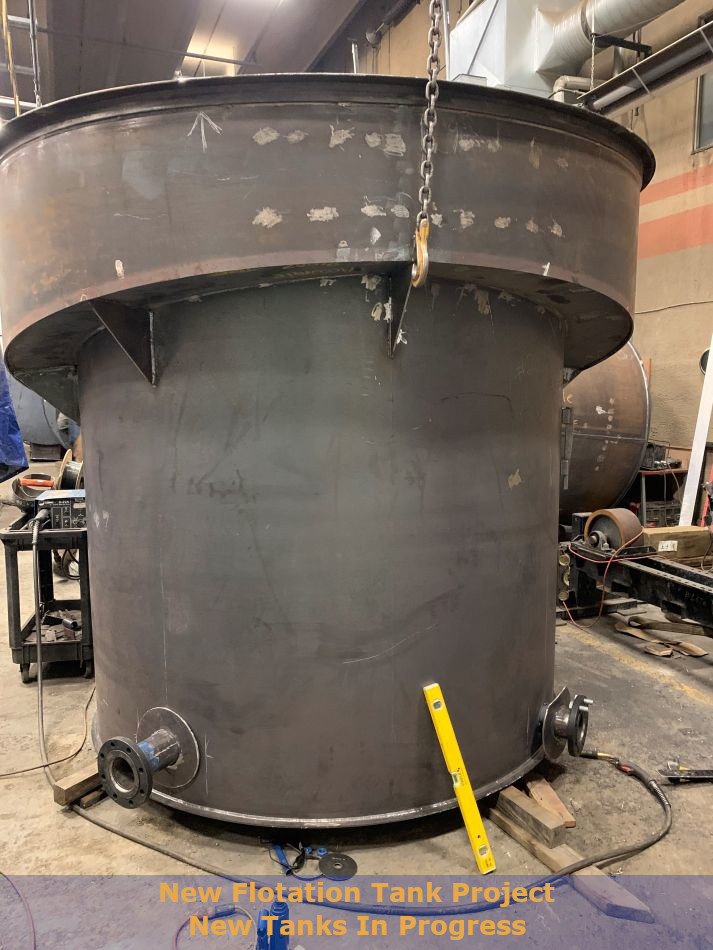 New Flotation Tanks - Nelson Machinery & Equipment Ltd.