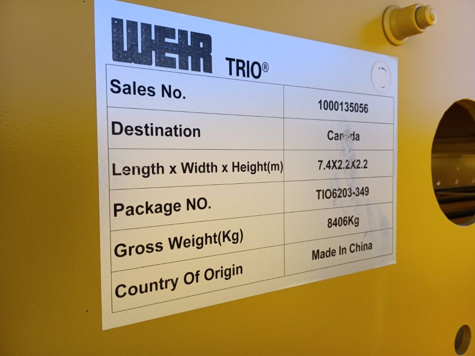 6' X 20' Weir Trio Three Deck Inclined Screen - Nelson Machinery