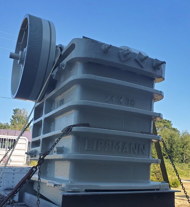 24" x 36" Lippmann Jaw Crusher - Nelson Machinery