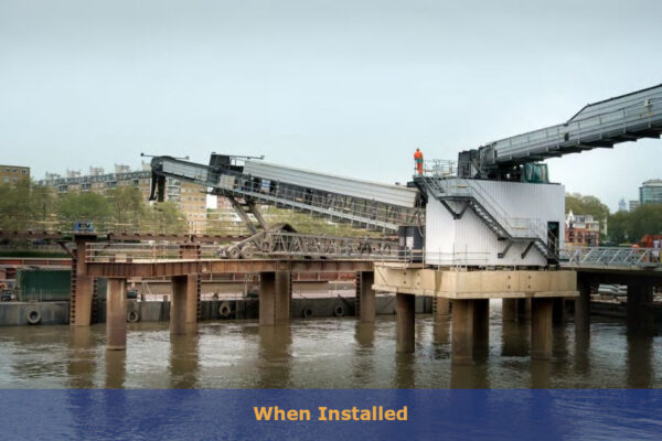 Telestack TS1550 Radial Telescopic Shiploader - Nelson Machinery