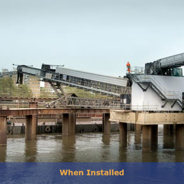 Telestack TS1550 Radial Telescopic Shiploader - Nelson Machinery