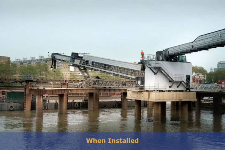 Telestack TS1550 Radial Telescopic Shiploader - Nelson Machinery