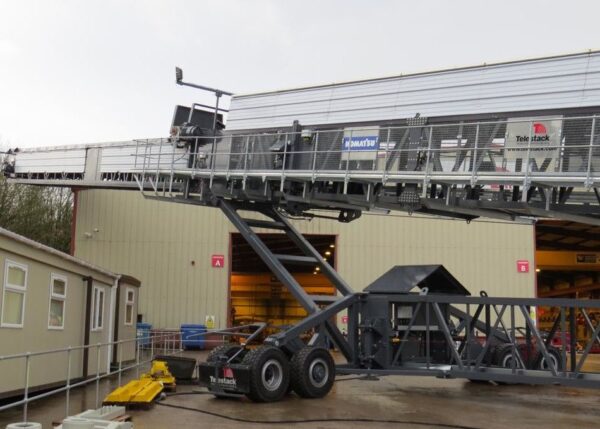 Telestack TS1550 Radial Telescopic Shiploader - Nelson Machinery