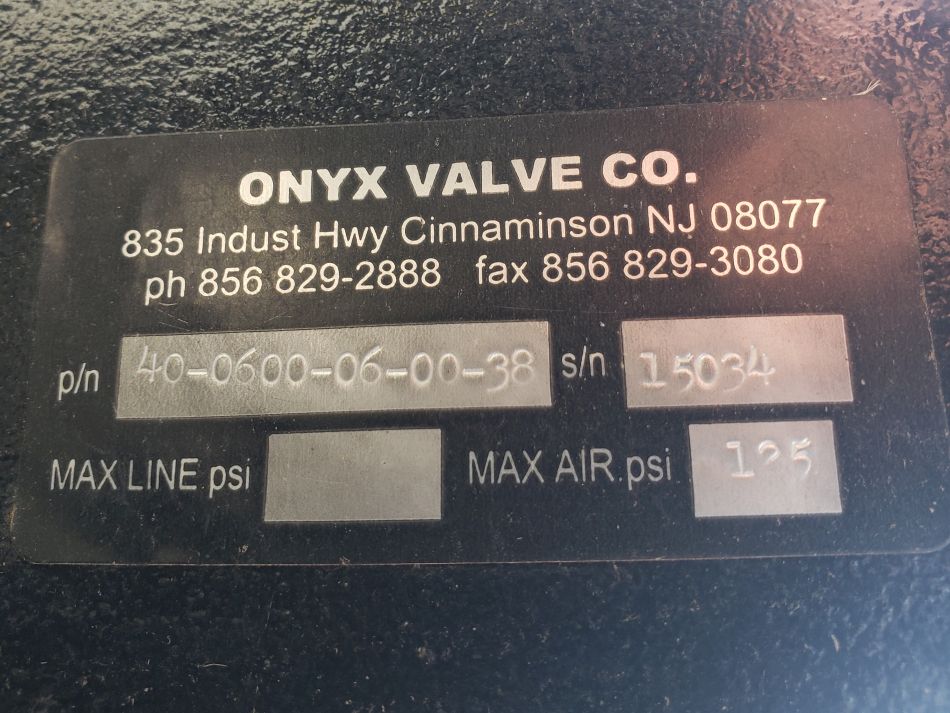 3" Onyx DEC Pinch Valve - Nelson Machinery & Equipment Ltd.