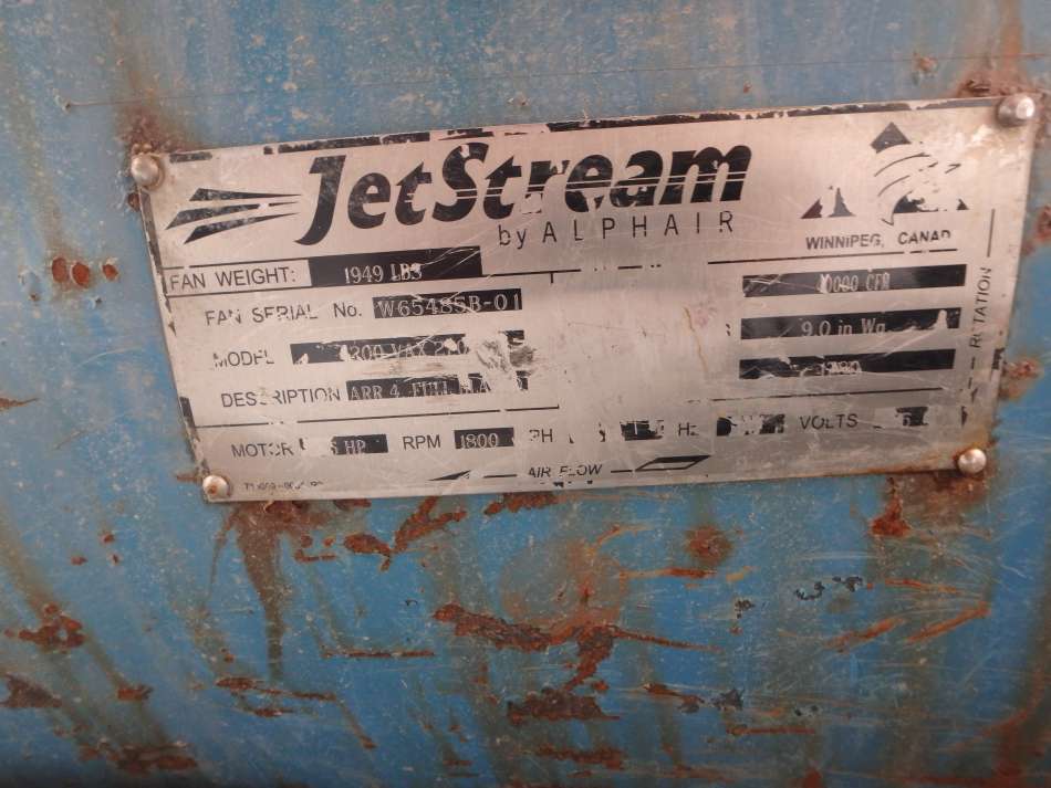 42" Jetstream (Alphair) Ventilation Fan - Nelson Machinery