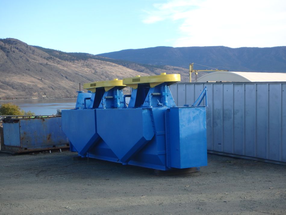 Outokumpu OK3 Flotation, Bank of 4 Cells - Nelson Machinery