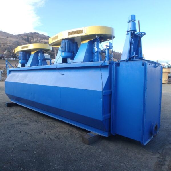 Outokumpu OK3 Flotation, Bank of 4 Cells - Nelson Machinery