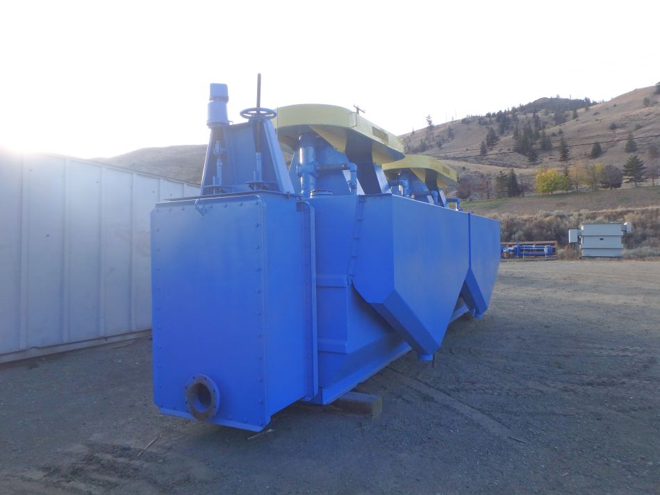 Outokumpu OK3 Flotation, Bank of 4 Cells - Nelson Machinery