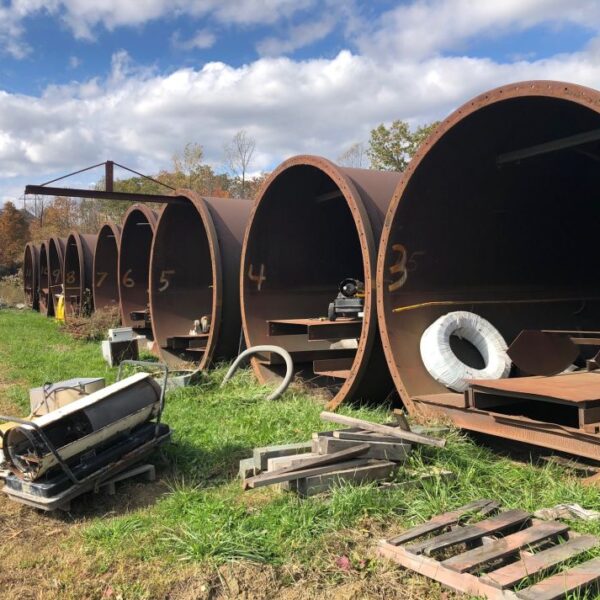 11' x 440' Cor Ten Steel Tube Conveyor - Nelson Machinery