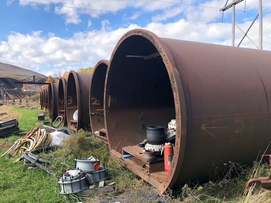 11' x 440' Cor Ten Steel Tube Conveyor - Nelson Machinery