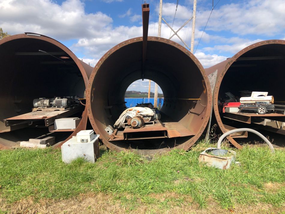 11' x 440' Cor Ten Steel Tube Conveyor - Nelson Machinery