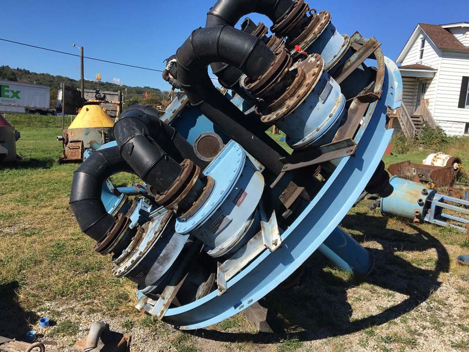 Bank of 8 D15B Krebs Cyclones - Nelson Machinery