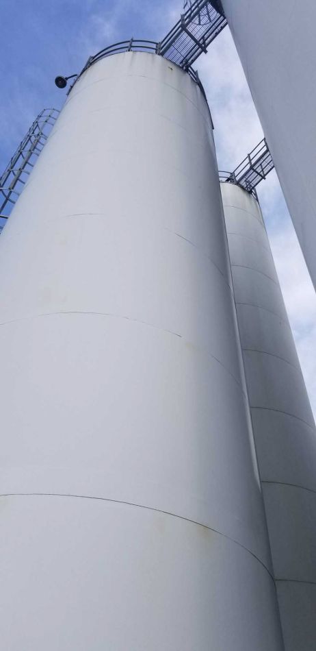 45k Gallon Silos Mass Flow Discharge - Nelson Machinery