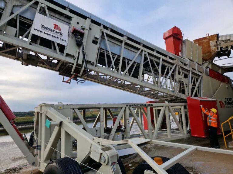 Telestack TS331 Radial Telescopic Conveyor - Nelson Machinery