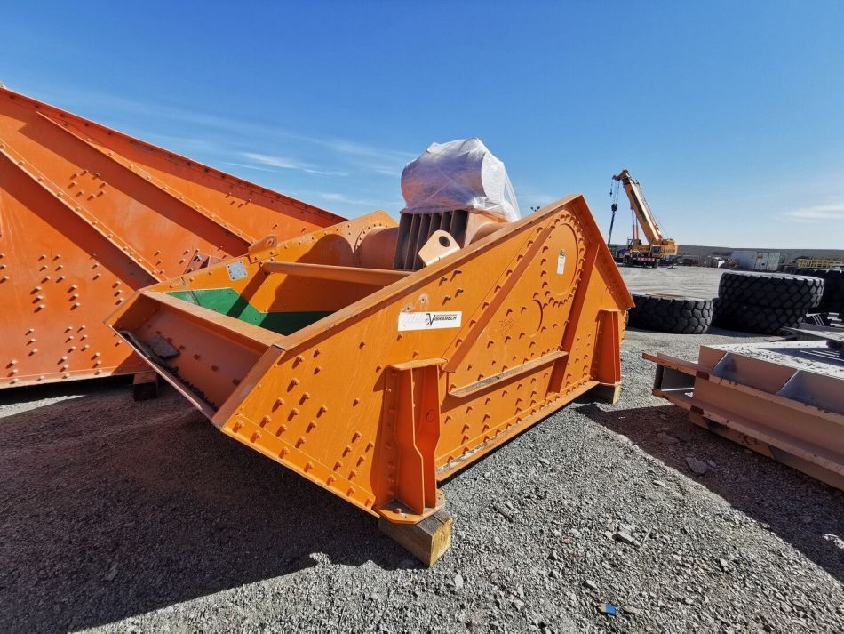 8' X 14' Single Deck Vibrating Screen - Nleson Machinery