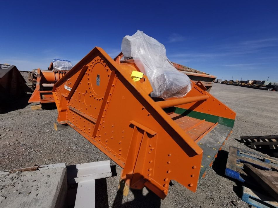 8' X 14' Single Deck Vibrating Screen - Nleson Machinery