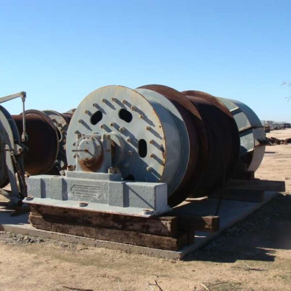 5' x 4' Coeur D'Alene Single Drum Hoist - Nelson Machinery