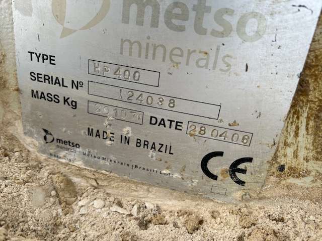 Metso HP400 Cone Crushers - Nelson Machinery & Equipment Ltd.