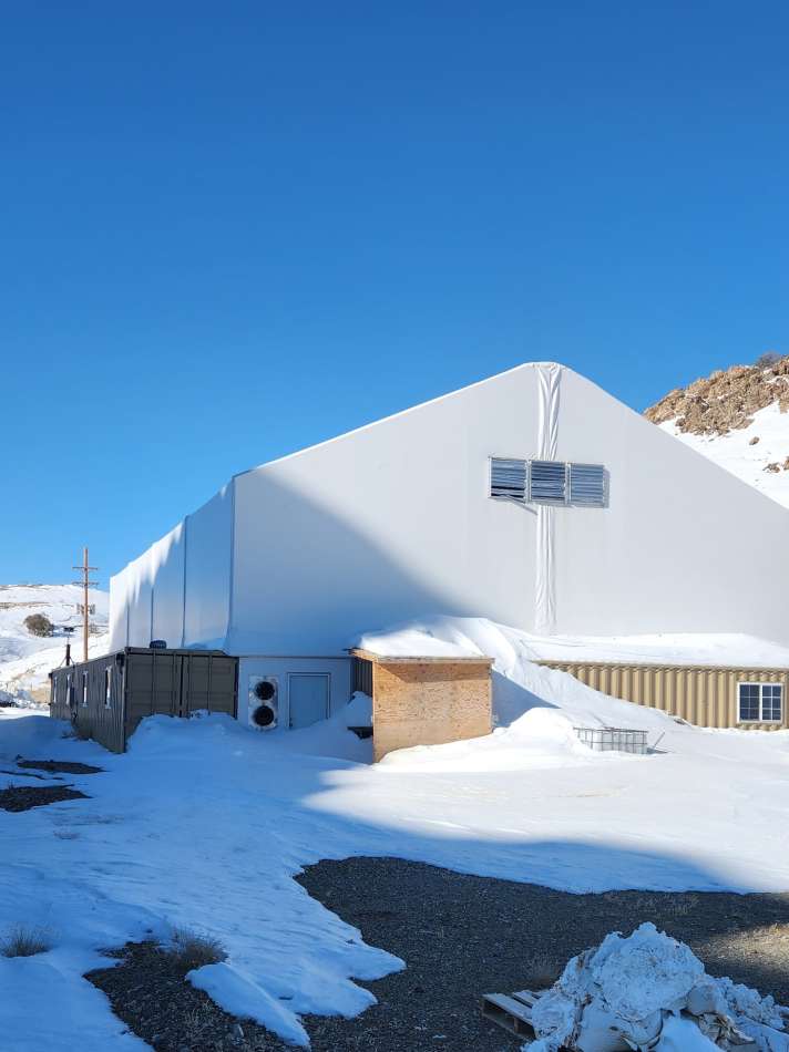 50' x 80' Portable Shop Warehouse Building - Nelson Machinery