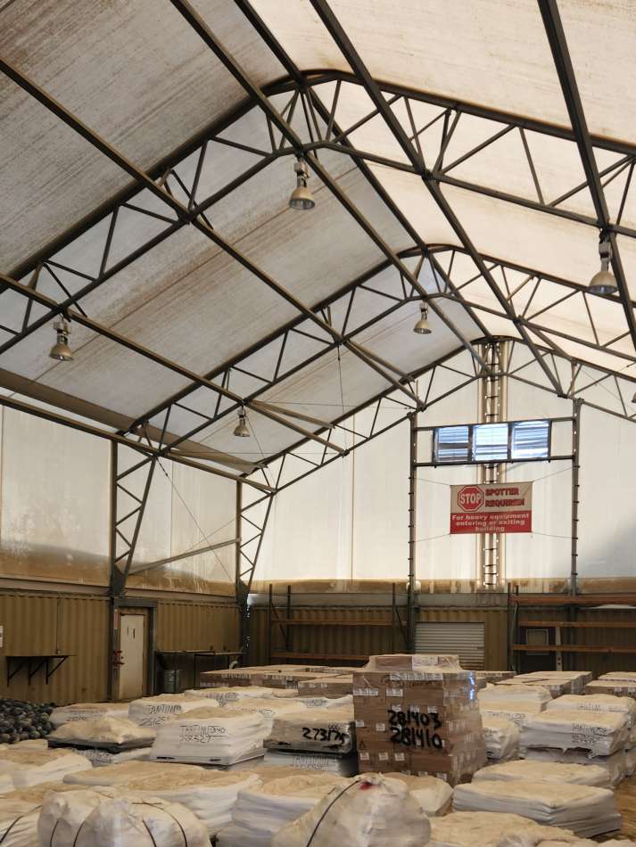 50' x 80' Portable Shop Warehouse Building - Nelson Machinery