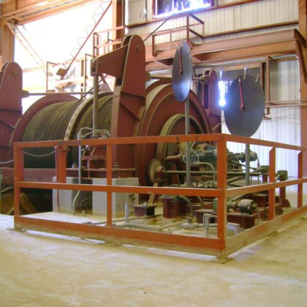 10' GHH Double Drum Mine Hoist - Nelson Machinery & Equipment Ltd.