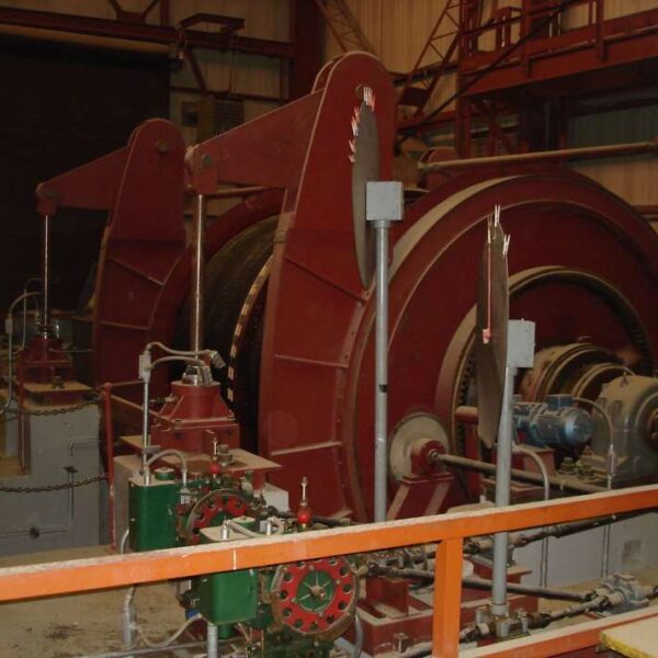 10' GHH Double Drum Mine Hoist - Nelson Machinery & Equipment Ltd.