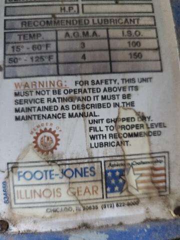 Foote Jones Line-O-Power Gear Box - Nelson Machinery & Equipment Ltd.