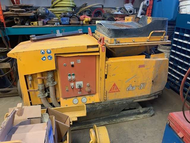 Aliva 267 Wet Dry Shotcrete Machine - Nelson Machinery & Equipment Ltd.