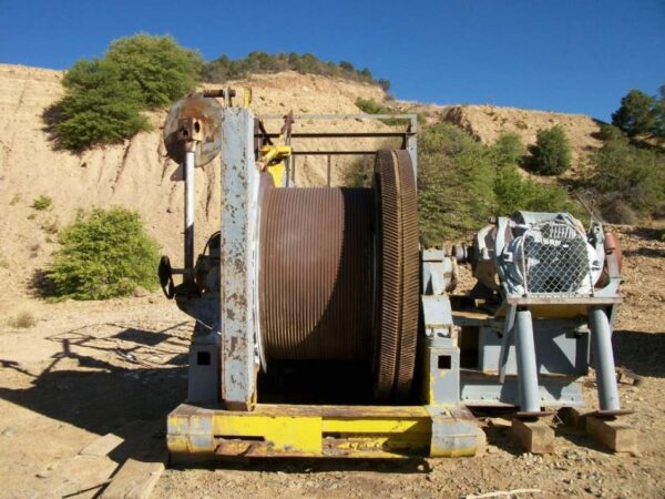 5' Single Drum Mine Hoist- Nelson Machinery & Equipment Ltd.