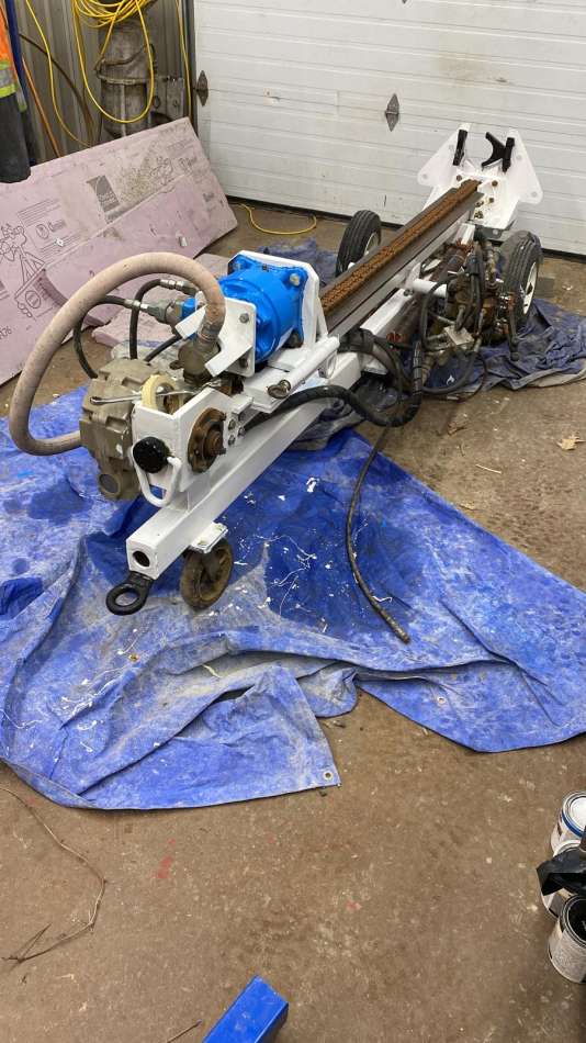 Portable Rock Drill Custom Made - Nelson Machinery & Equipment Ltd.