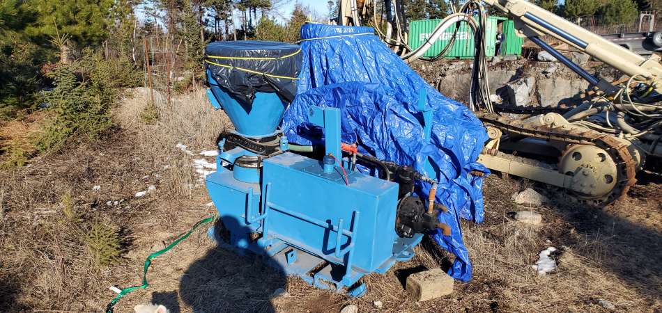 Meyco Piccola Portable Air/Hydraulic Driven Rotor Type Shotcrete ...
