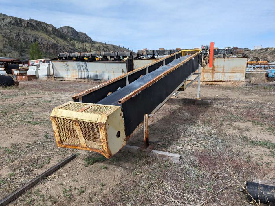 18" X 20' CHANNEL FRAME CONVEYOR, 2 HP - Nelson Machinery & Equipment Ltd.