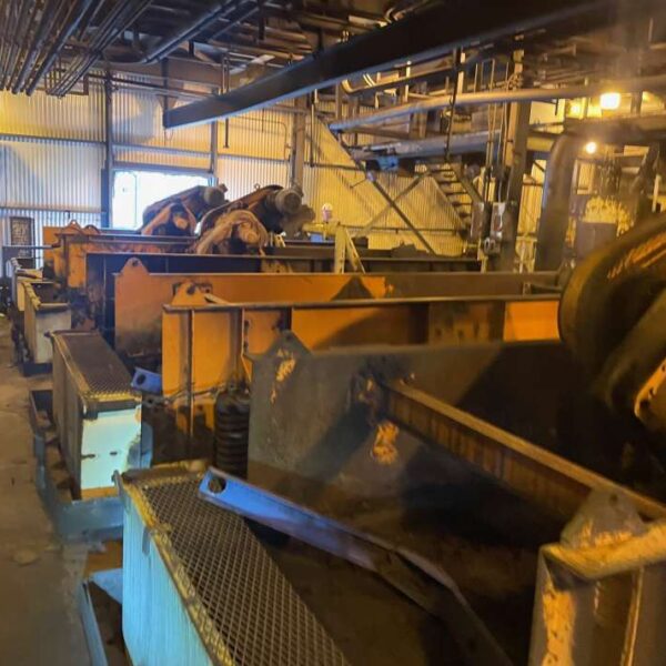 5' W. X 16' L. Tabor Single Deck Horizontal Vibrating Screens- Nelson ...