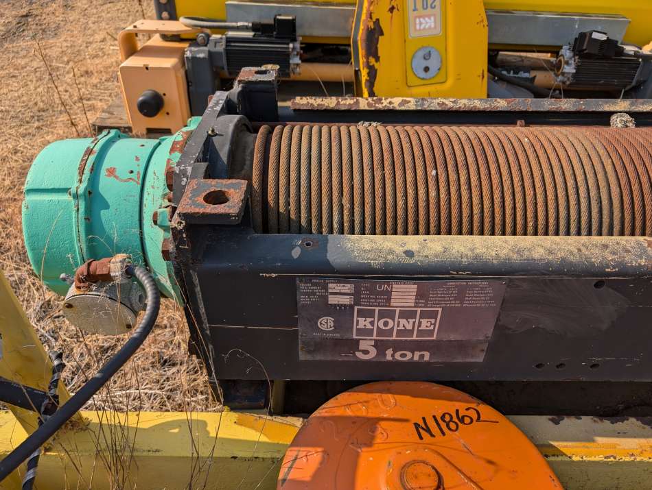 5-Ton Kone Electric Hoist- Nelson Machinery & Equipment Ltd.