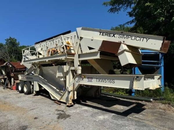 5' X 16' Terex Simplicity Triple Deck Incline Screen Wash Plant- Nelson ...