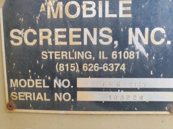 ASTEC PORTABLE "FOLD N GO" SCREENING PLANT - Nelson Machinery ...
