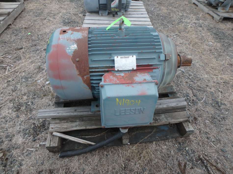 100 HP 575 Volt Leeson Electric Motor- Nelson Machinery & Equipment Ltd.