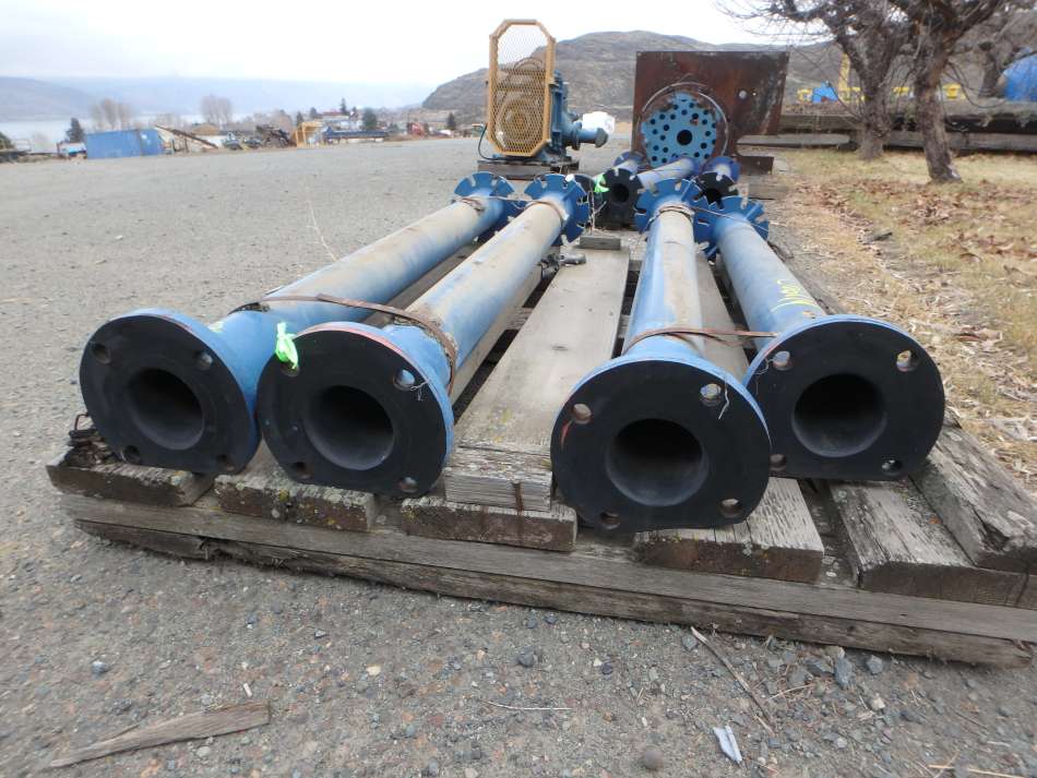 4" X 5' GALIGHER VERTICAL PUMP DISCHARGE PIPES - Nelson Machinery ...