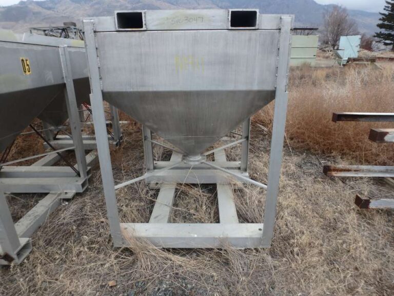 46" PORTABLE ALUMINUM HOPPERS, 9 CU-FT - Nelson Machinery & Equipment Ltd.