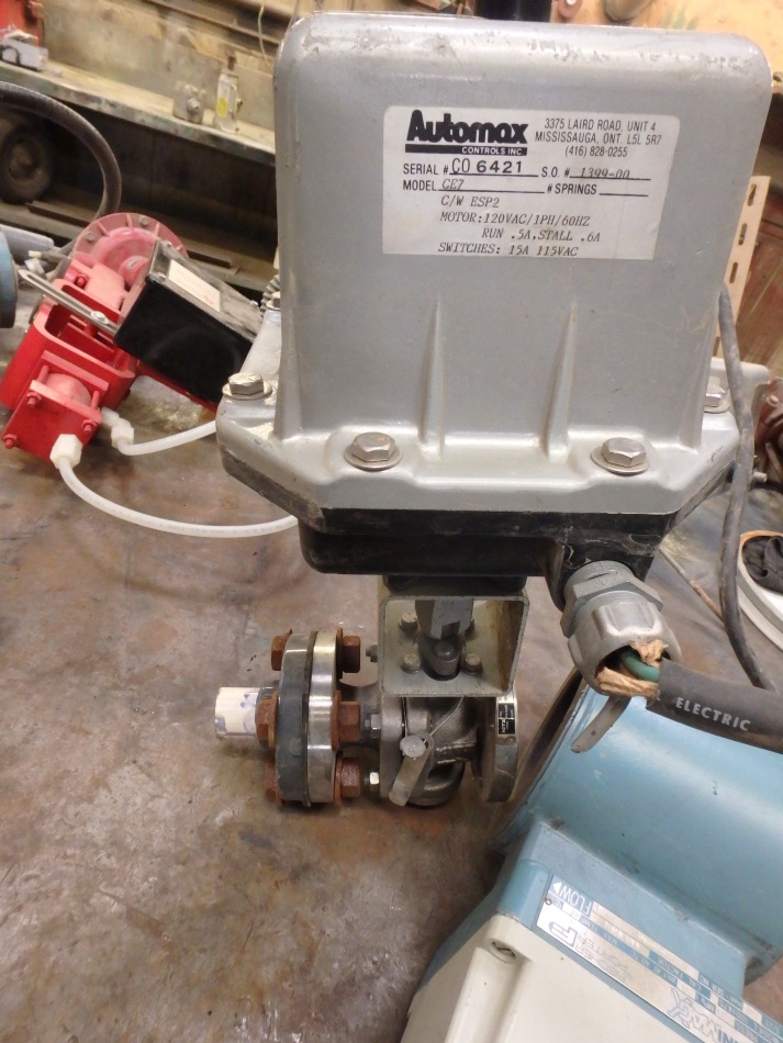 1" KITZ SS VALVES WITH AUTOMAX CONTROLS - Nelson Machinery & Equipment Ltd.